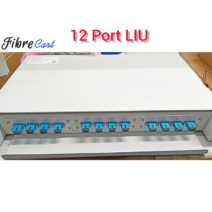 Fibrecart 12 Port Liu Fully Loaded Patch Panel, Sliding Type, 1U
